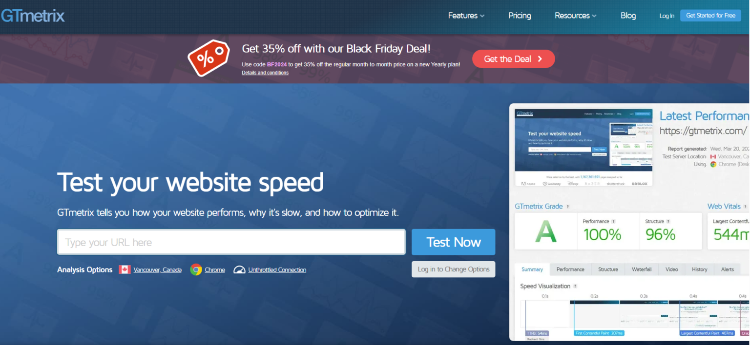 What is GTmetrix and How to Use It for Website Optimization & Performance